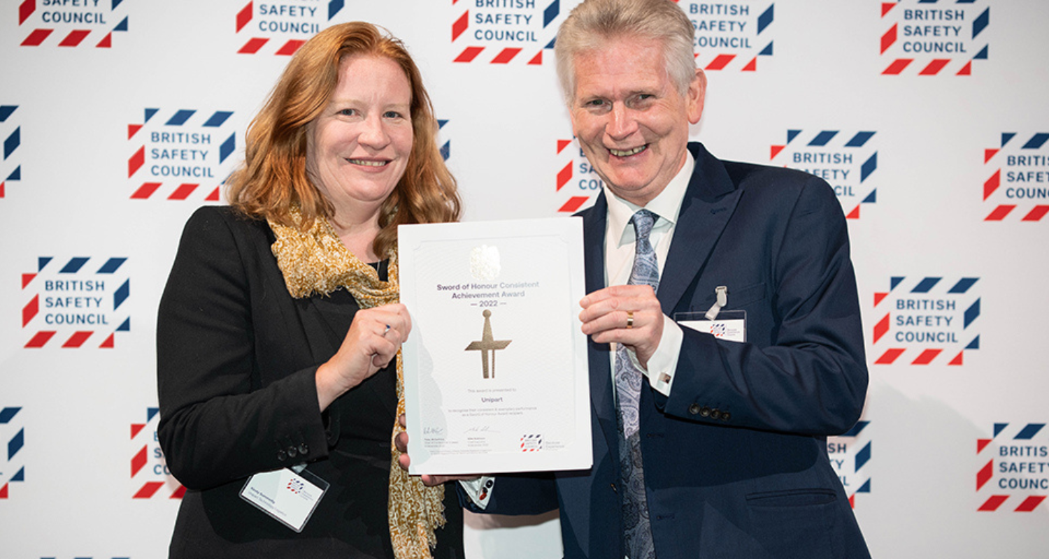 Safety award recognises commitment - Samuel James Engineering